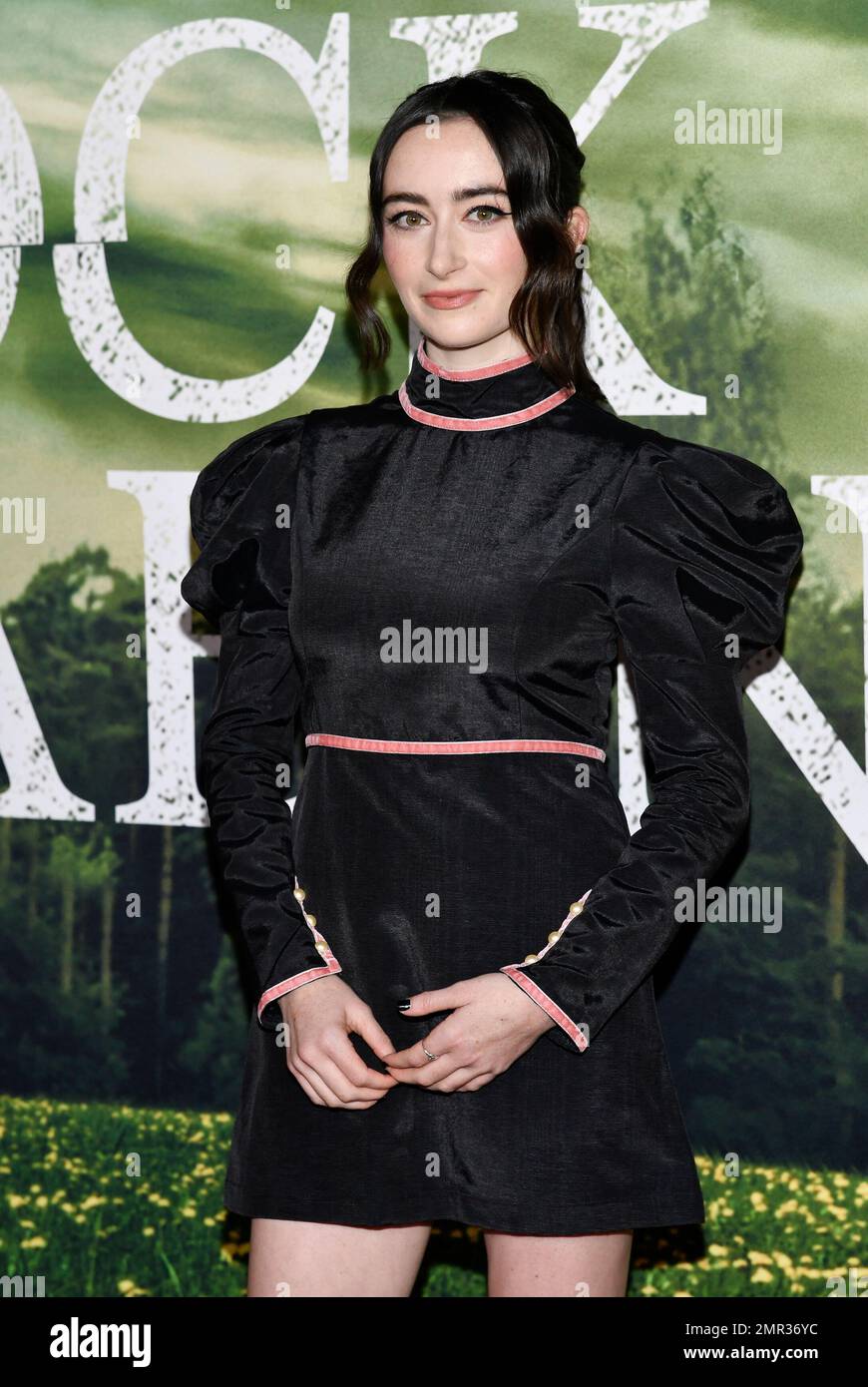 Abby Quinn attends the "Knock at the Cabin" world premiere at Jazz at ...