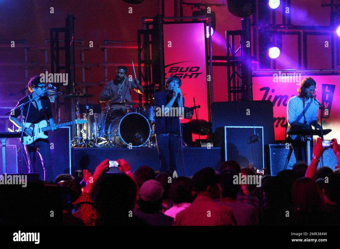 Grammy Award-winning, alternative rock band Phoenix (singer Thomas Mars ...