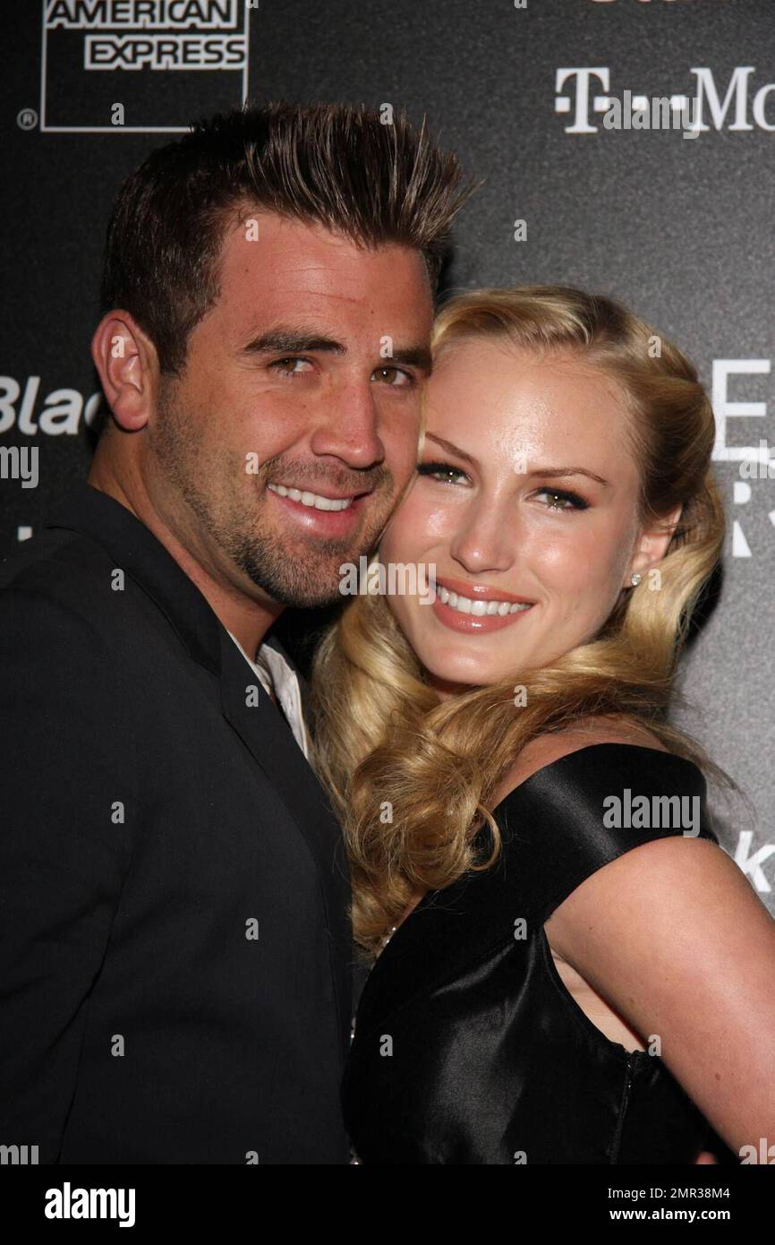 Jason Wahler and Katja Decker-Sadowski arrive at Gen Art's celebration ...