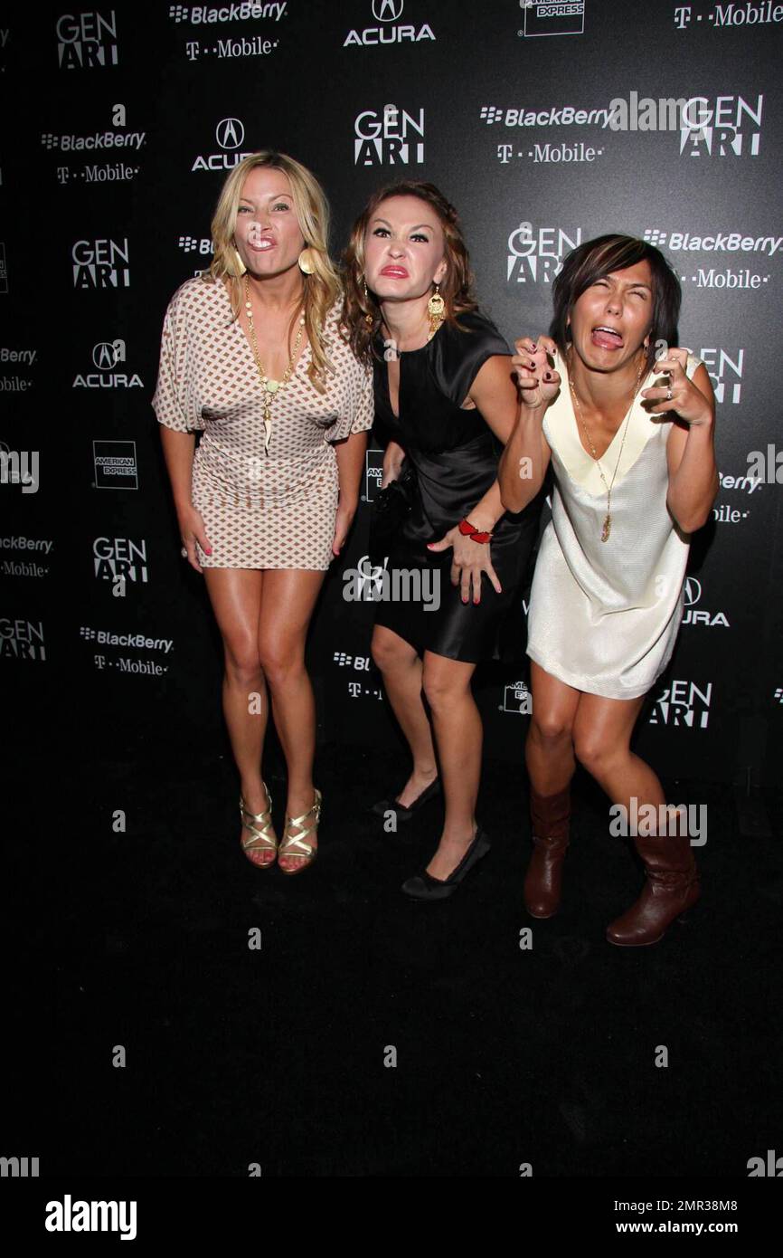 The Rad Girls arrive at Gen Art's celebration of the 11th annual Fresh ...