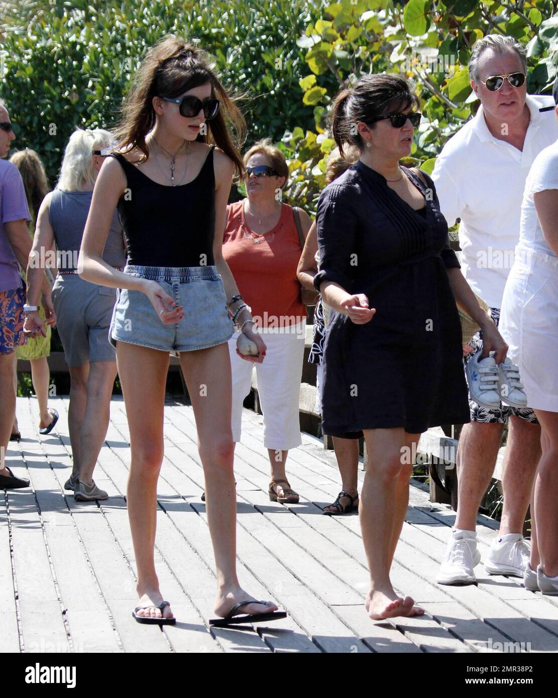 EXCLUSIVE!! British broadcaster Emma Freud hits the beach with her ...