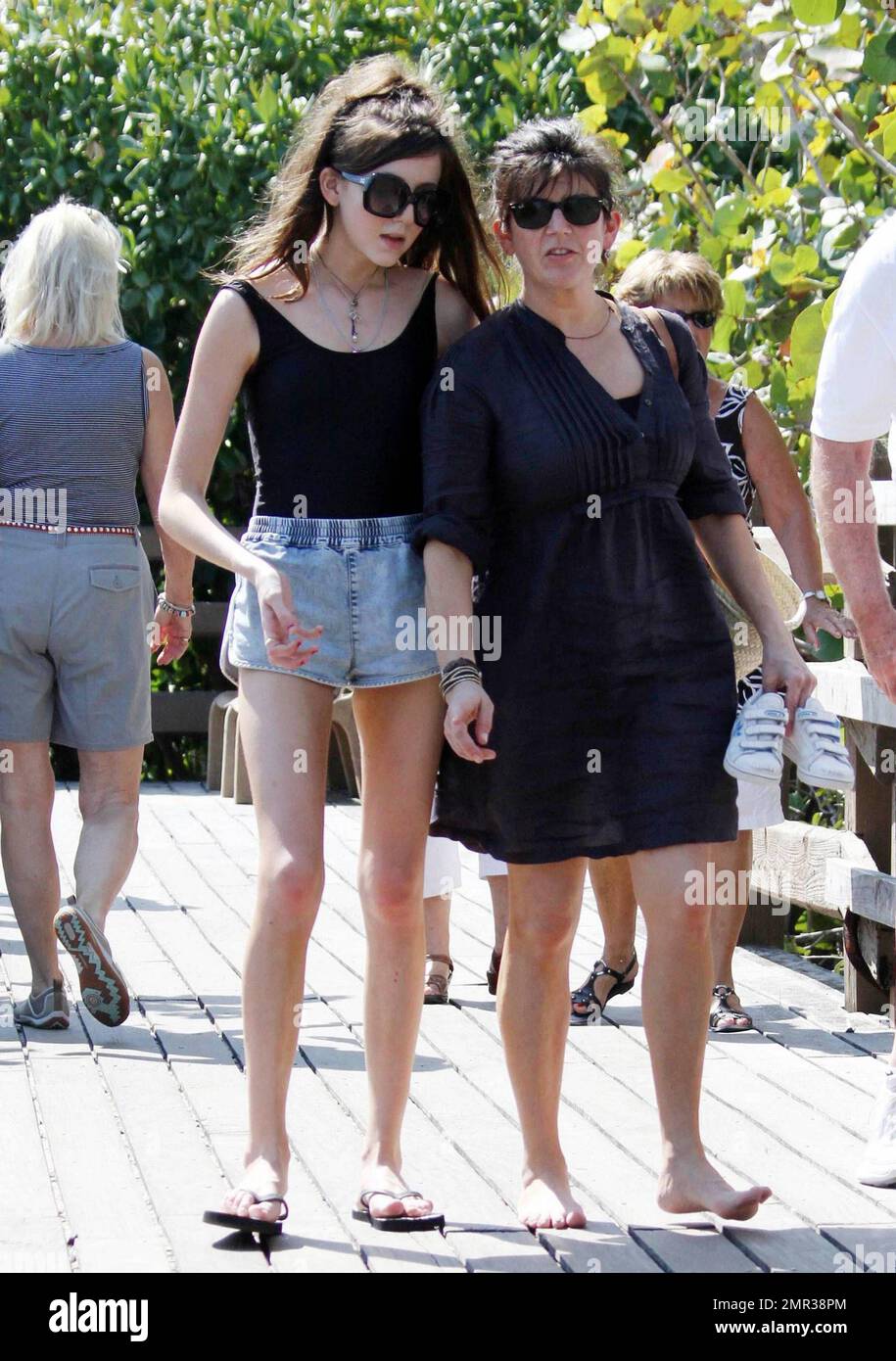 EXCLUSIVE!! British broadcaster Emma Freud hits the beach with her ...