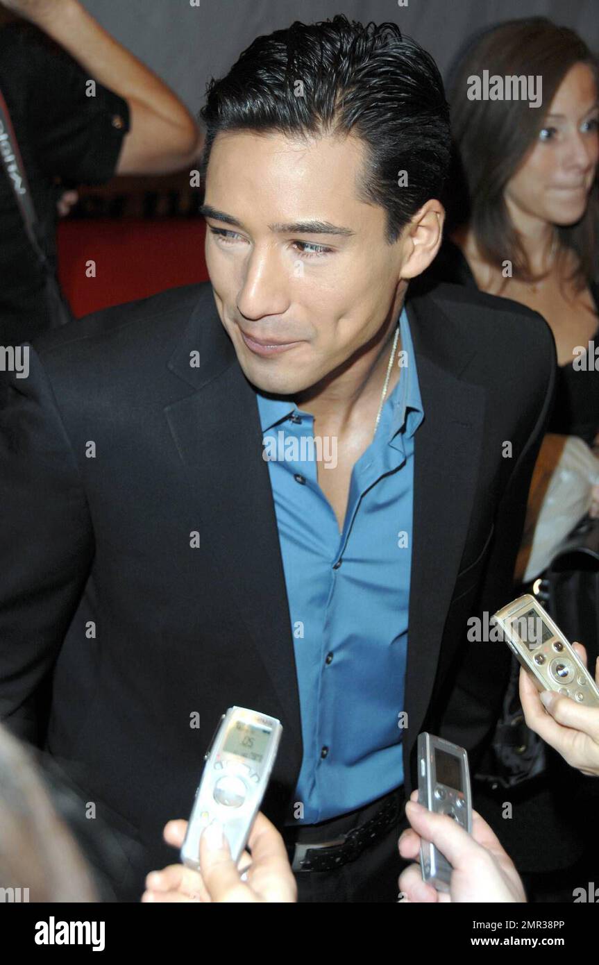 Mario Lopez attends the Friars Club 2008 Roast Honoring Matt Lauer in ...
