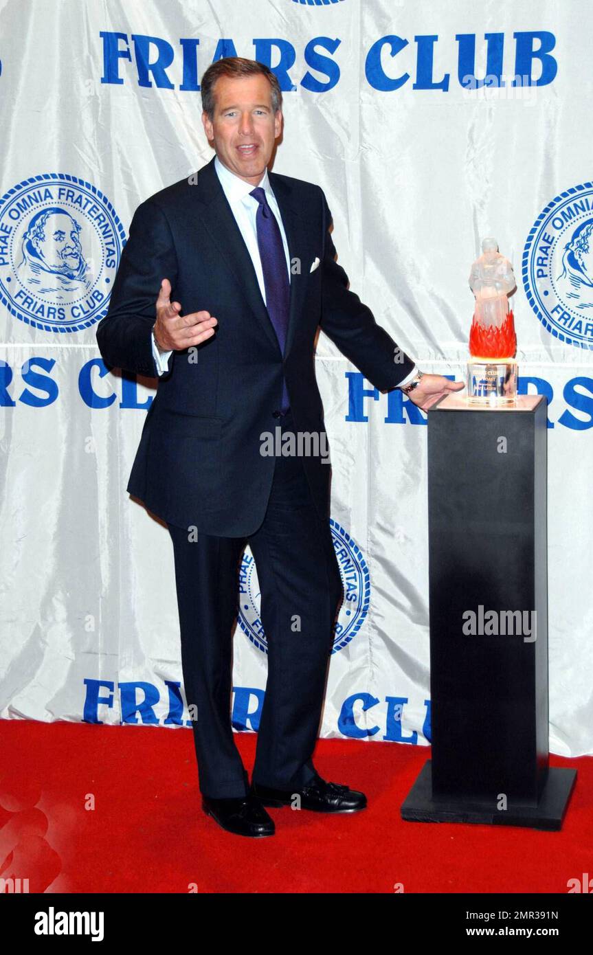 NBC Nightly News Anchor Brian Williams attends the Friars Club 2008 ...
