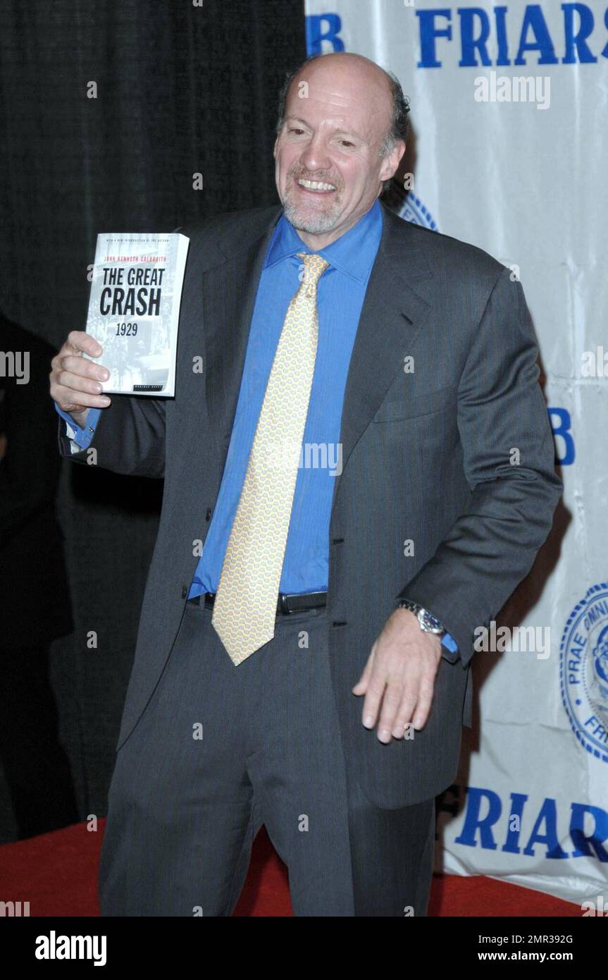 "Mad Money" host Jim Cramer attends the Friars Club 2008 Roast Honoring ...