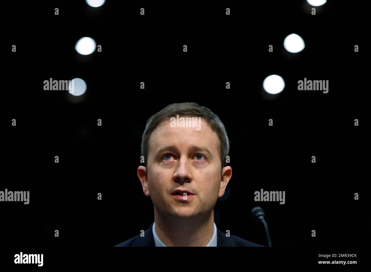 Twitter's Acting General Counsel Sean Edgett speaks during a Senate ...