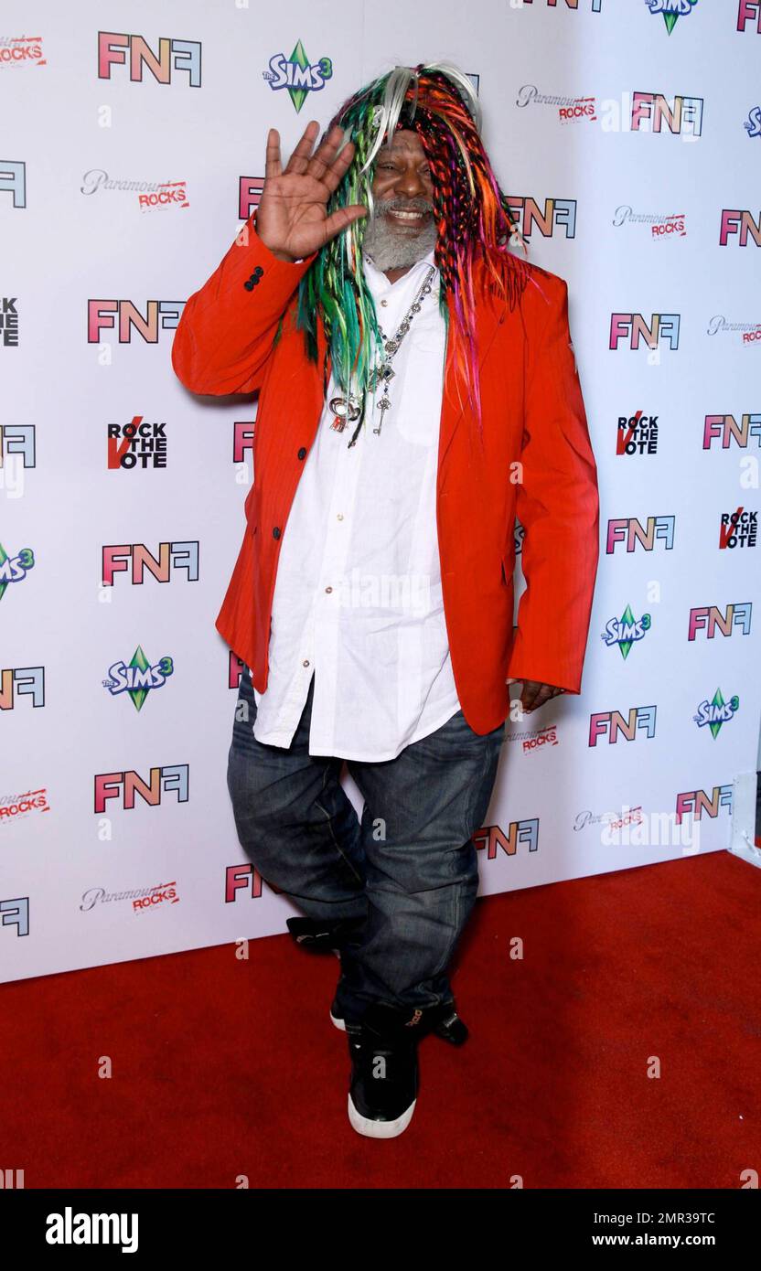 George Clinton arrives to Paramount Studios Hollywood for the 13th ...