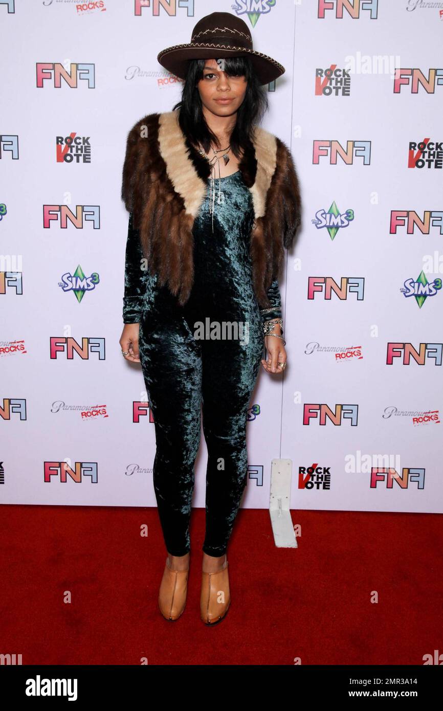 Fefe Dobson arrives to Paramount Studios Hollywood for the 13th Annual ...
