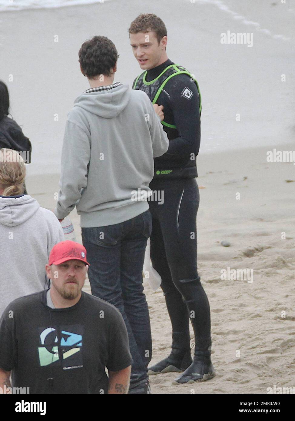 Justin Timberlake and Mila Kunis film scenes and take small breaks in ...