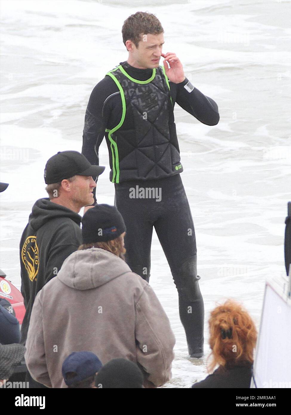 Justin Timberlake and Mila Kunis film scenes and take small breaks in ...