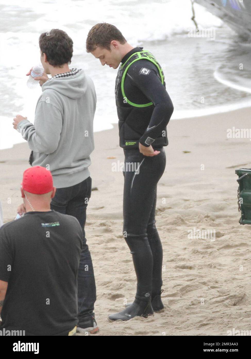 Justin Timberlake and Mila Kunis film scenes and take small breaks in ...