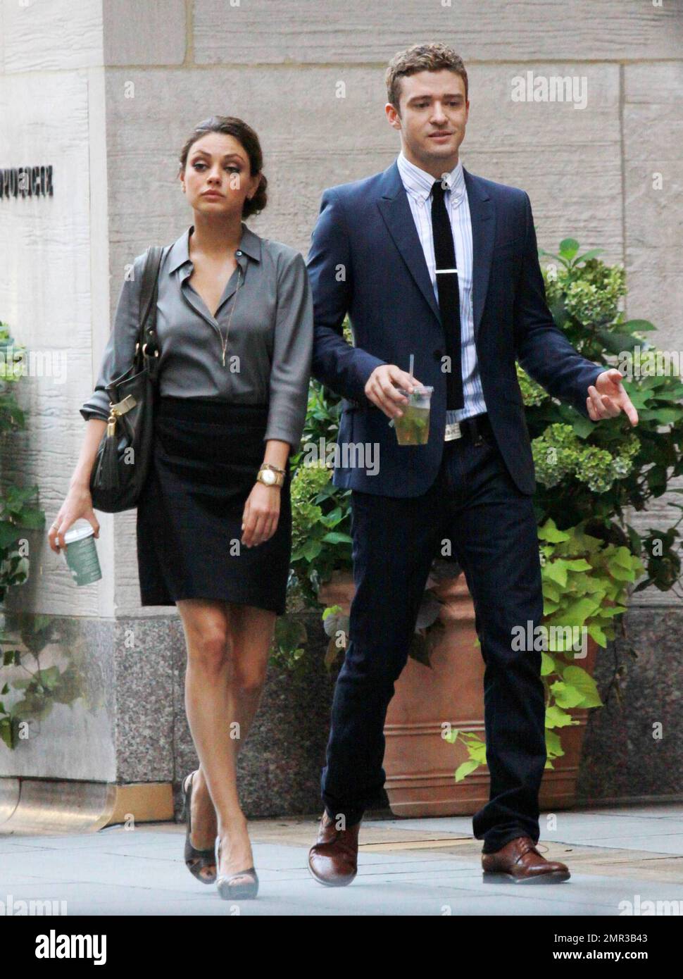 Singer and actor Justin Timberlake and actress Mila Kunis spend another ...
