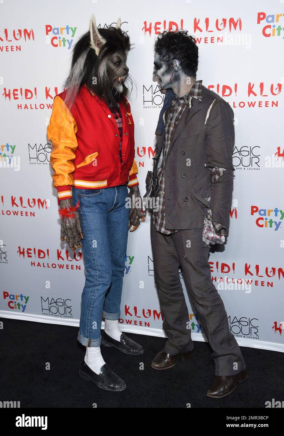 Heidi Klum, dressed as a werewolf from Michael Jackson's "Thriller ...
