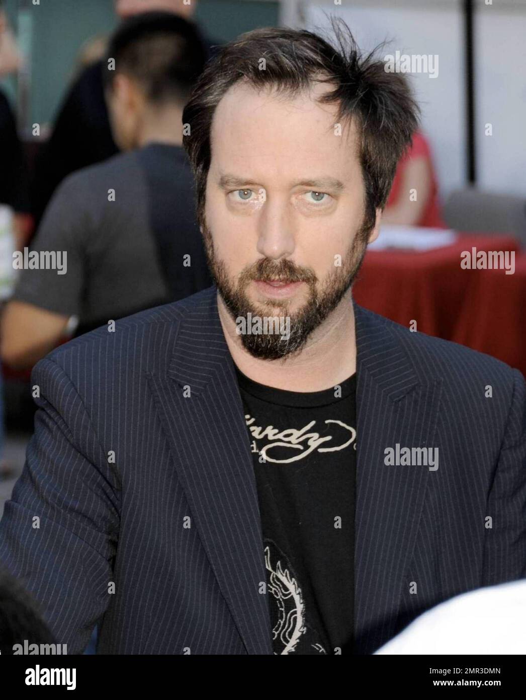 Tom Green at the Funny People premiere at the Arclight Theater in ...