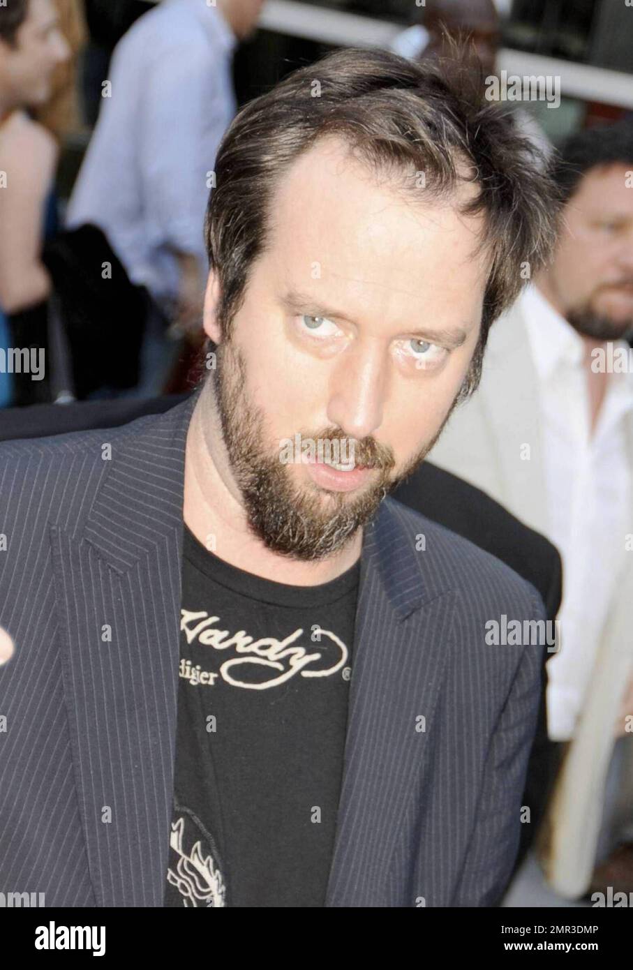 Tom Green at the Funny People premiere at the Arclight Theater in ...