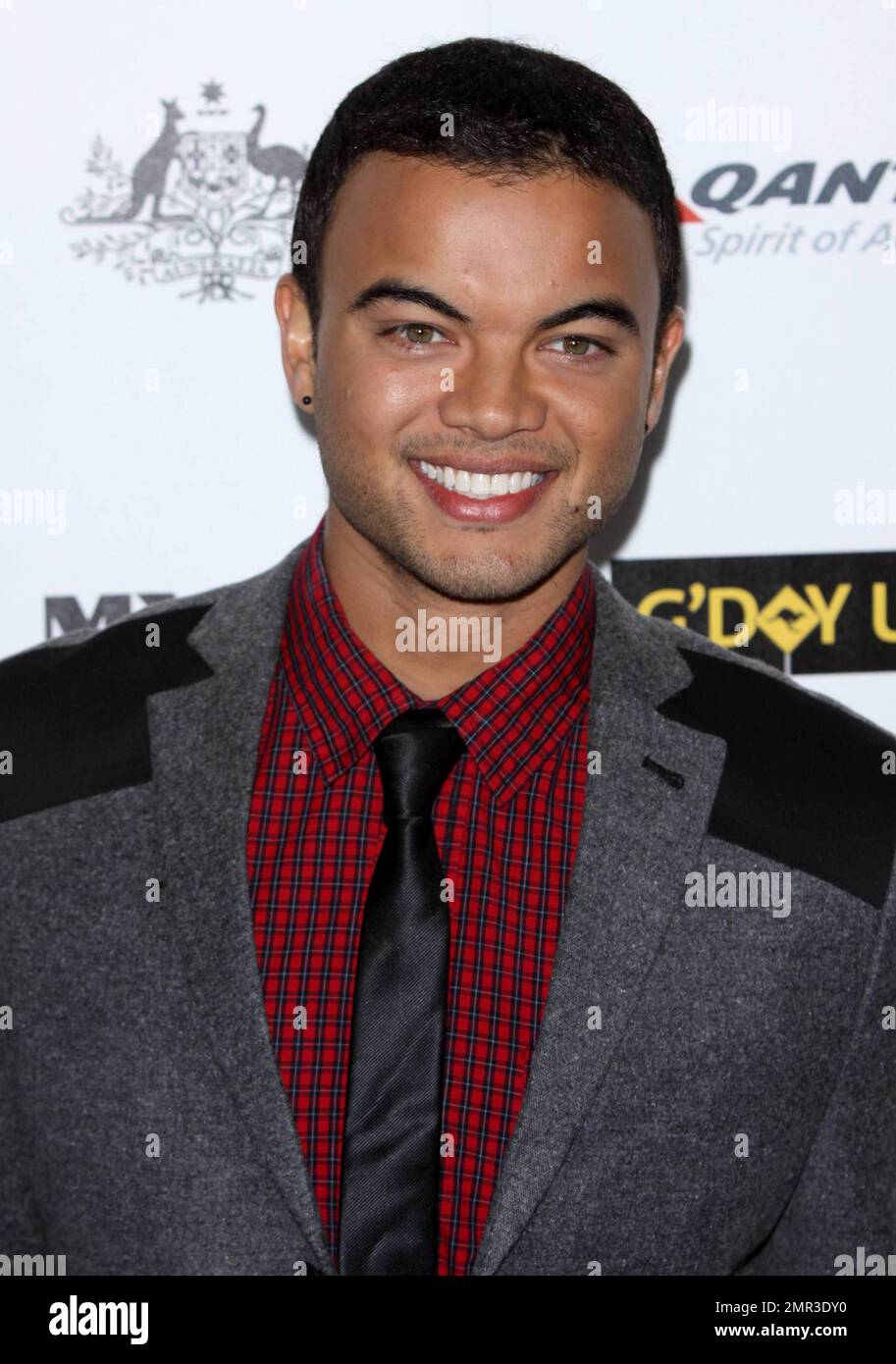 "Australian Idol" winner Guy Sebastian poses for photographers at "G ...