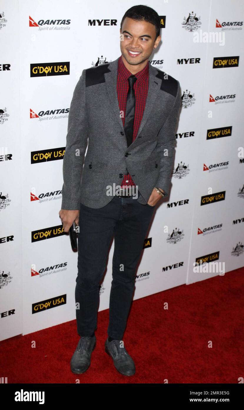 "Australian Idol" winner Guy Sebastian poses for photographers at "G ...