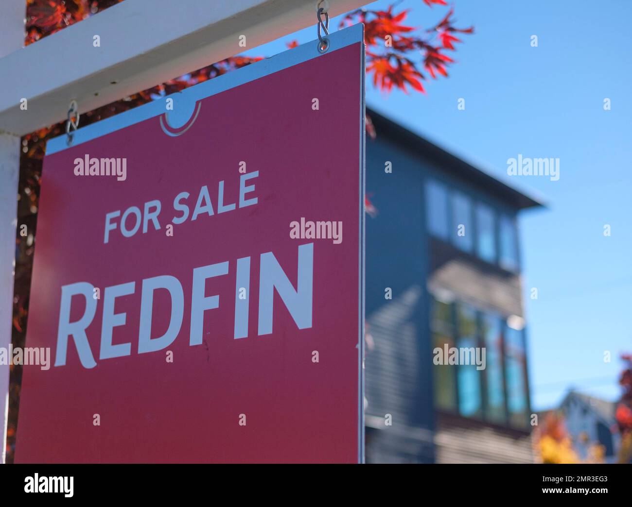 IMAGE DISTRIBUTED FOR REDFIN - A Redfin real estate yard sign is ...