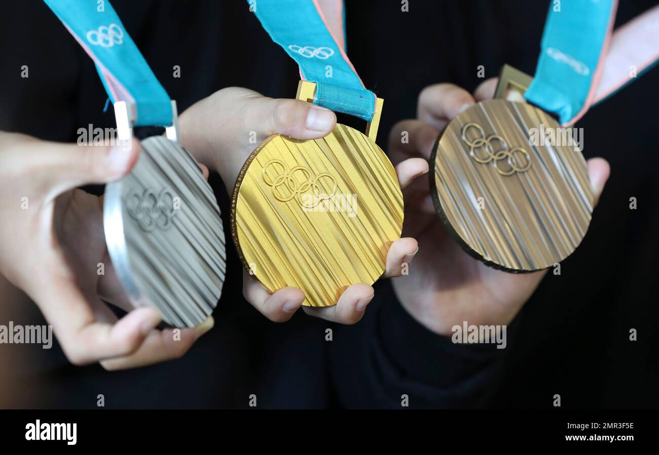 FILE - In this Sep.21, 2017 photo, South Korean athletes pose with the ...