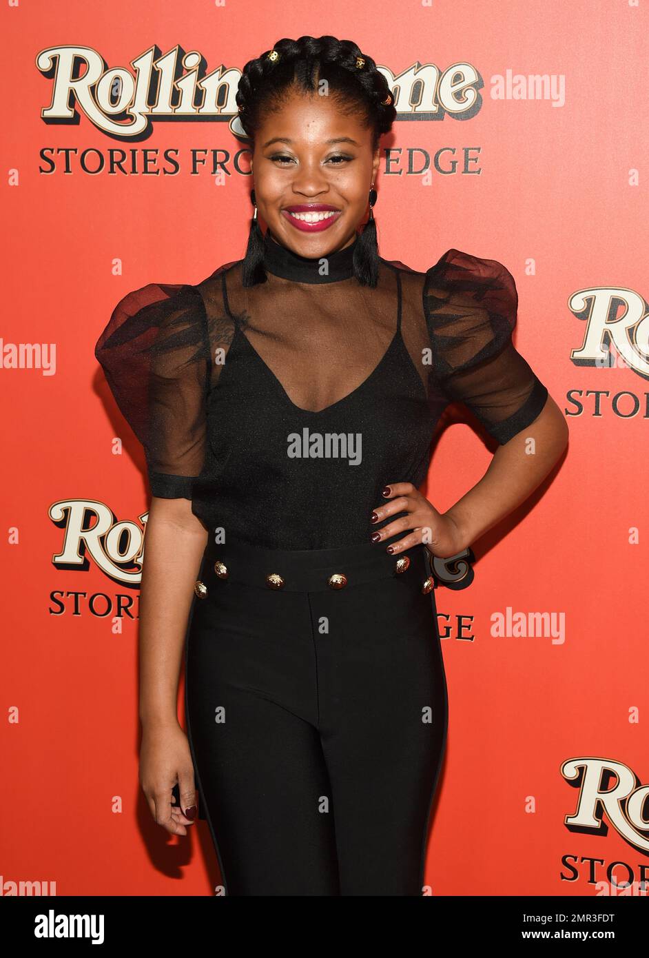 Actress Dominique Fishback attends the world premiere of "Rolling Stone ...