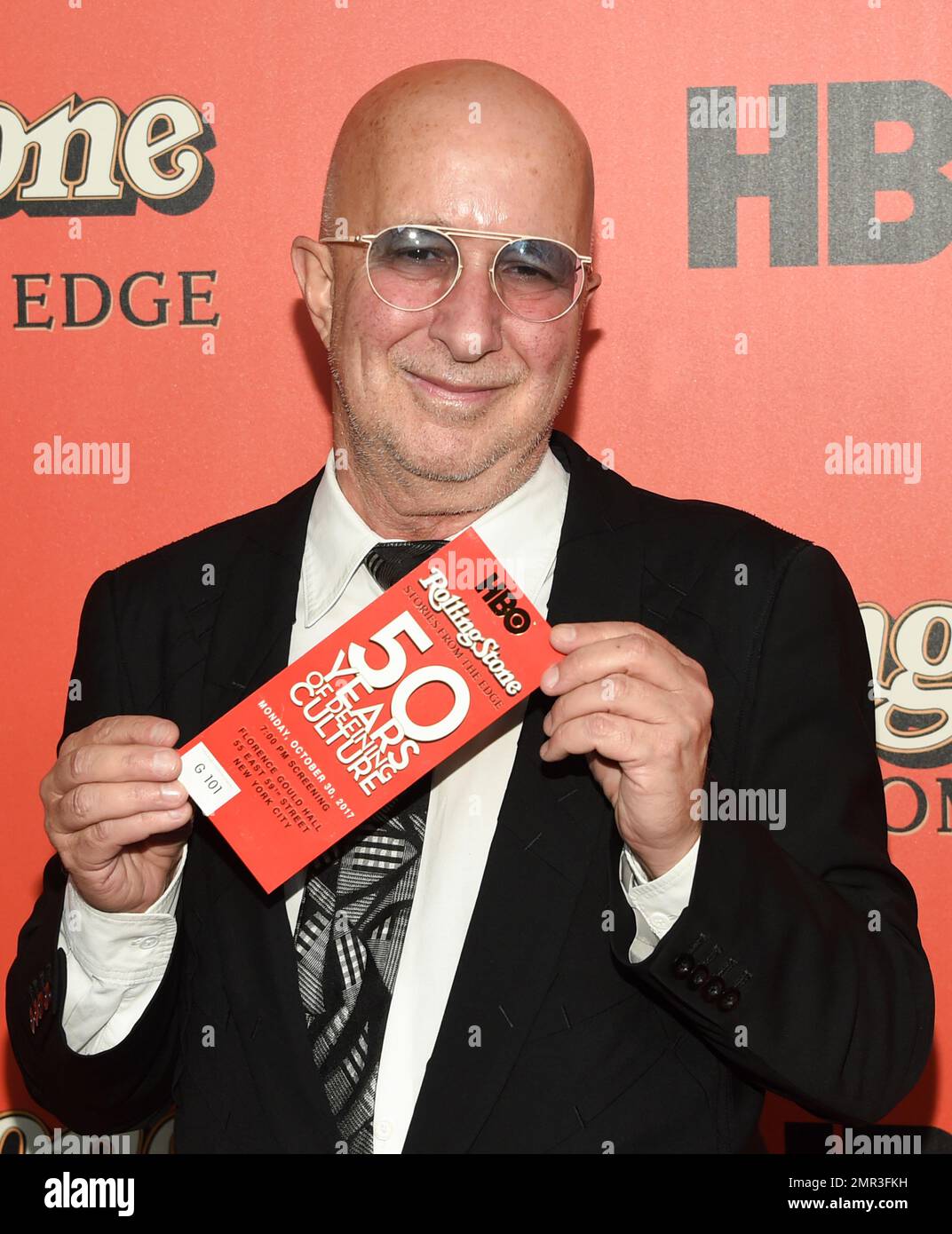 Musician Paul Shaffer attends the world premiere of "Rolling Stone ...