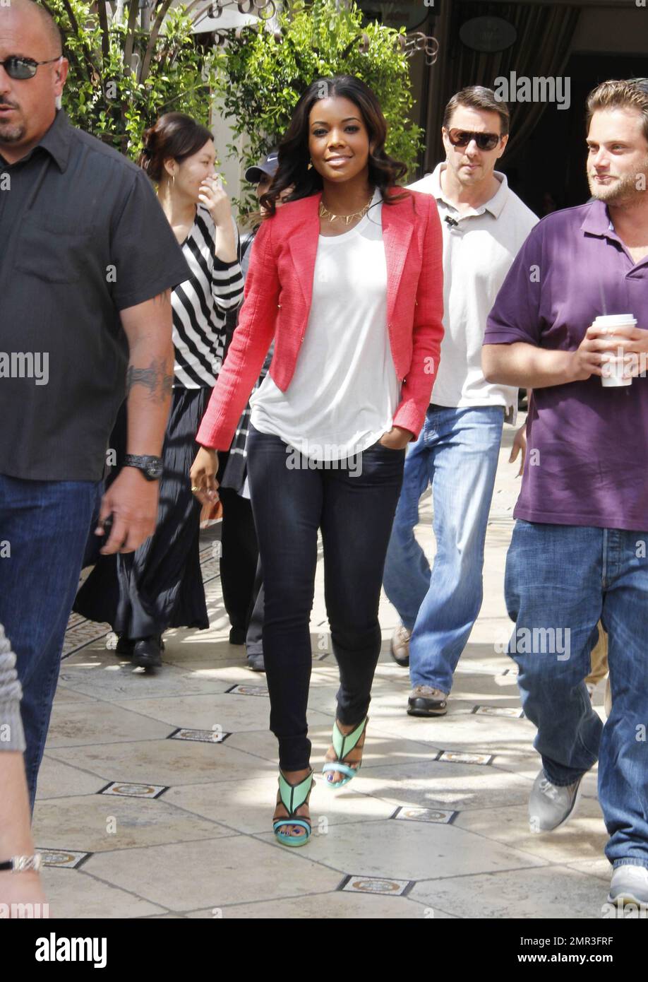 Gabrielle Union makes an appearance at the Grove shopping center for an ...