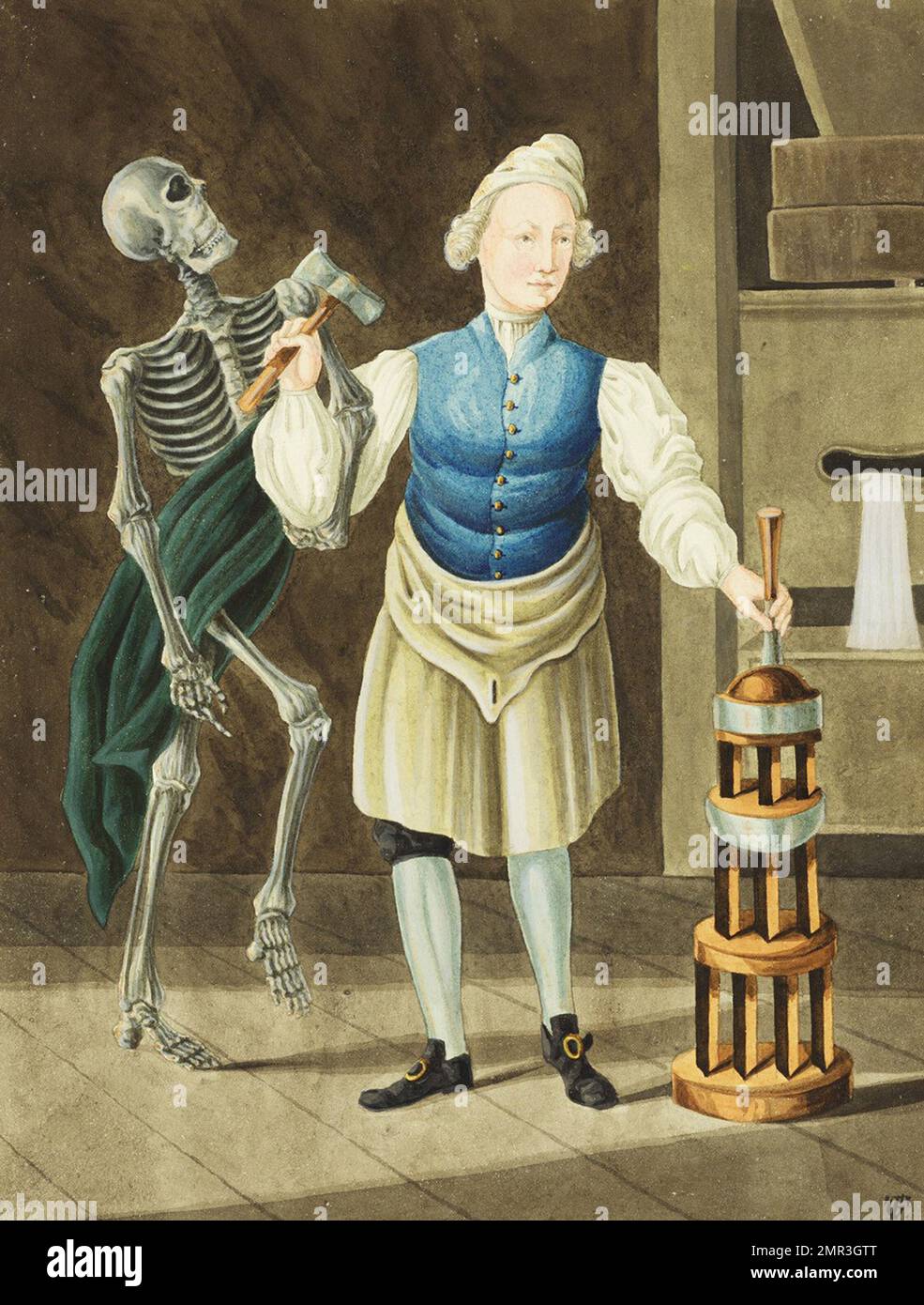 Der Tod kommt zum Müller, Totentanz, dance of death, Todten-Tantz nach ...