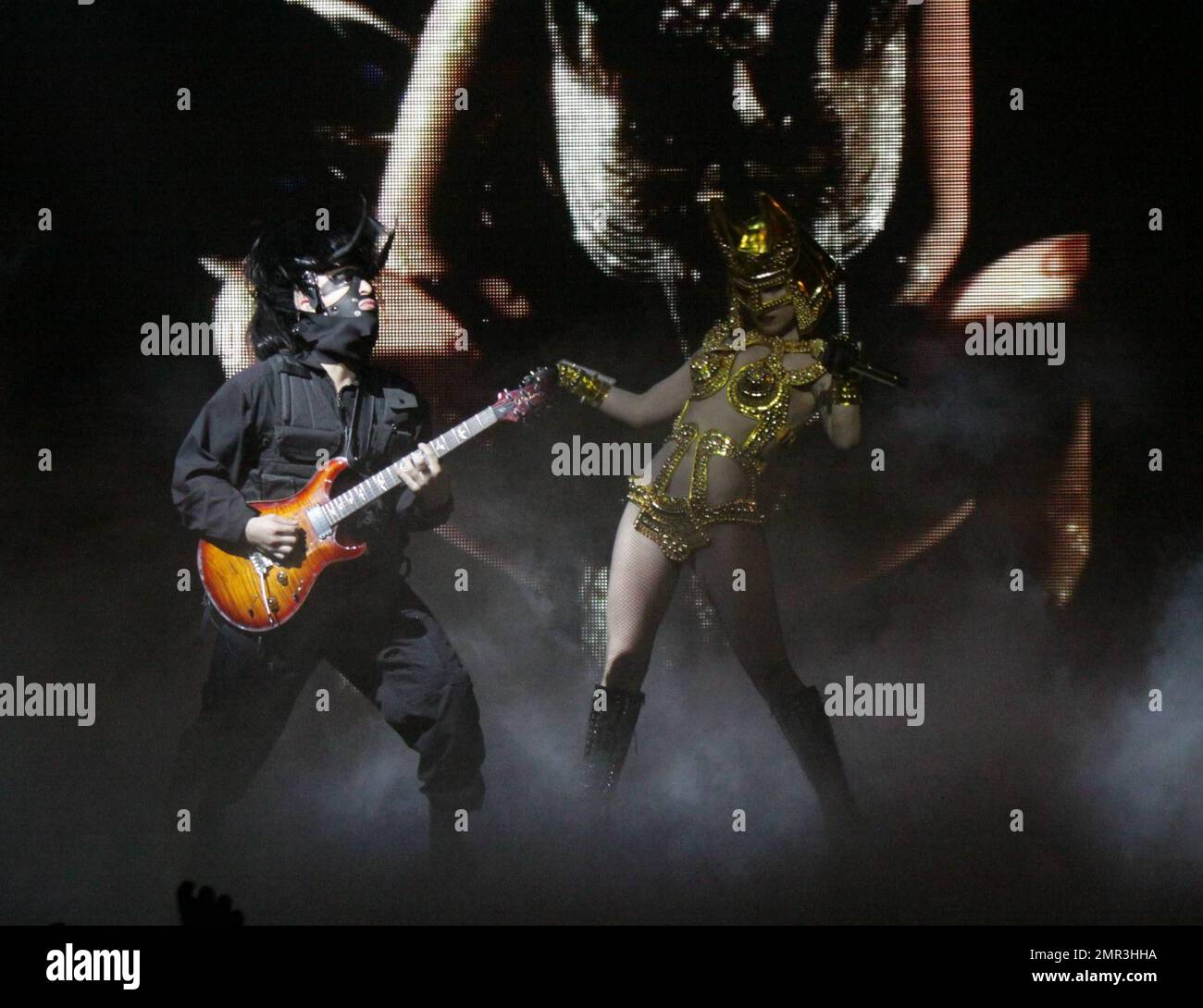 EXCLUSIVE!! Lady Gaga performs the first of two New Years Eve shows at ...