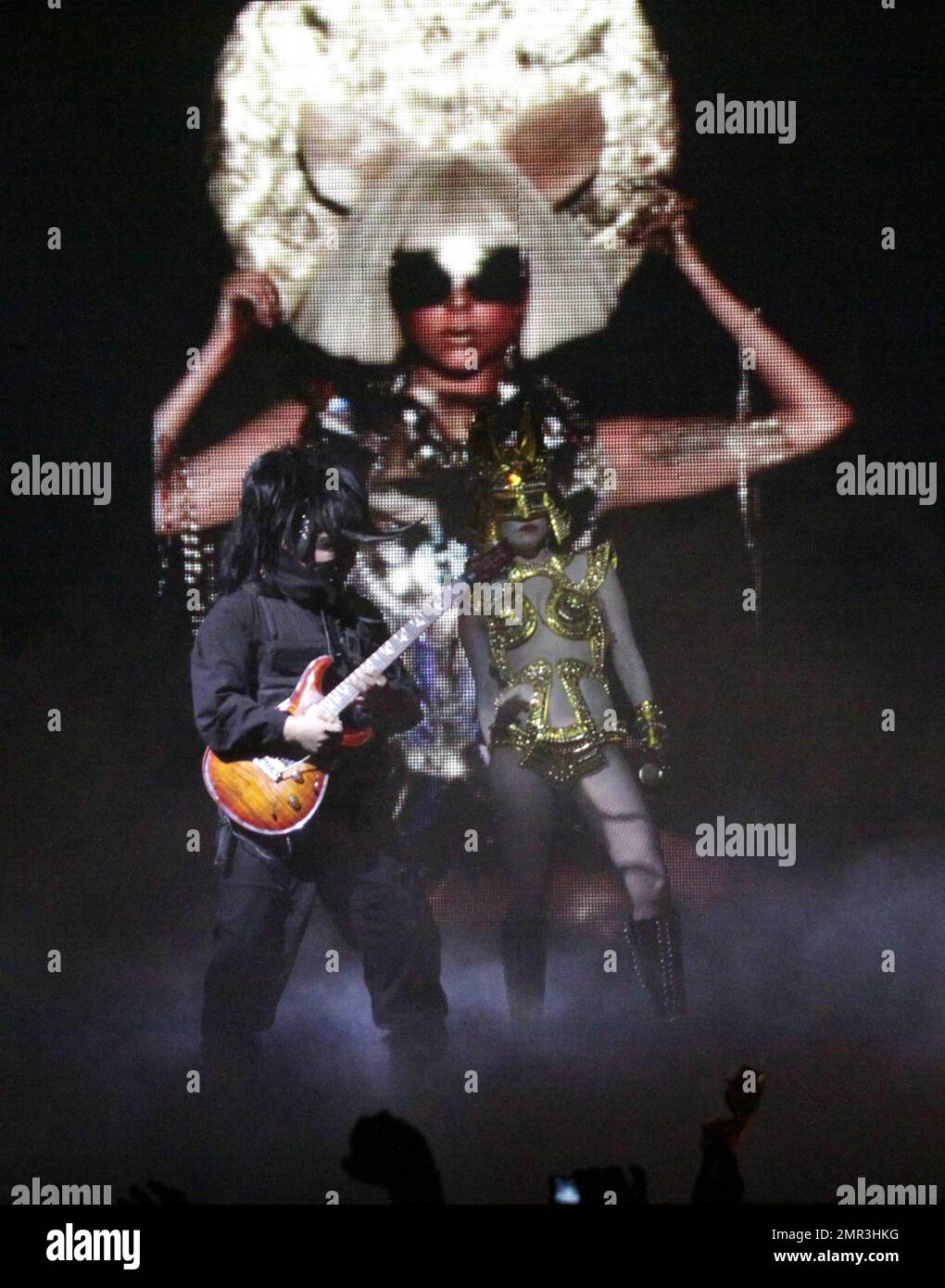 EXCLUSIVE!! Lady Gaga performs the first of two New Years Eve shows at ...