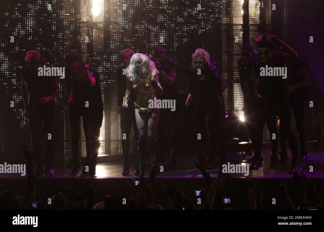 EXCLUSIVE!! Lady Gaga performs the first of two New Years Eve shows at ...