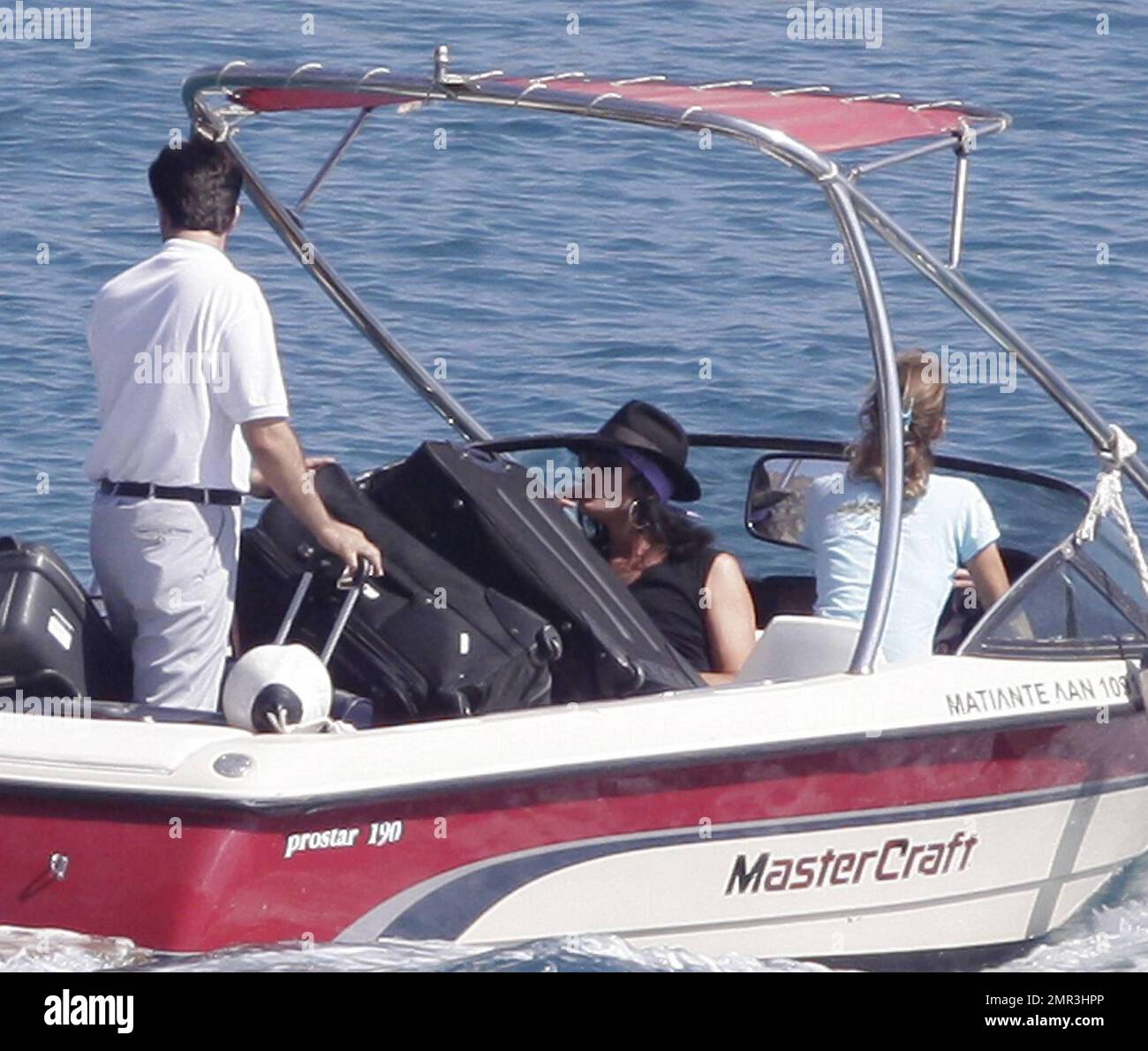 GREECE OUT - EXCLUSIVE!! Lady Gaga wears a polka dot swimsuit and high ...