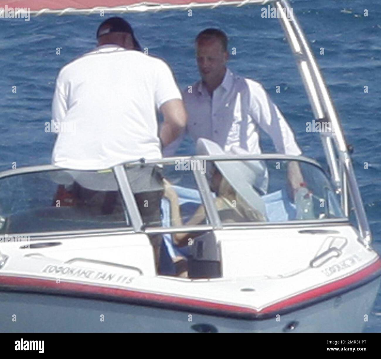 GREECE OUT - EXCLUSIVE!! Lady Gaga wears a polka dot swimsuit and high ...