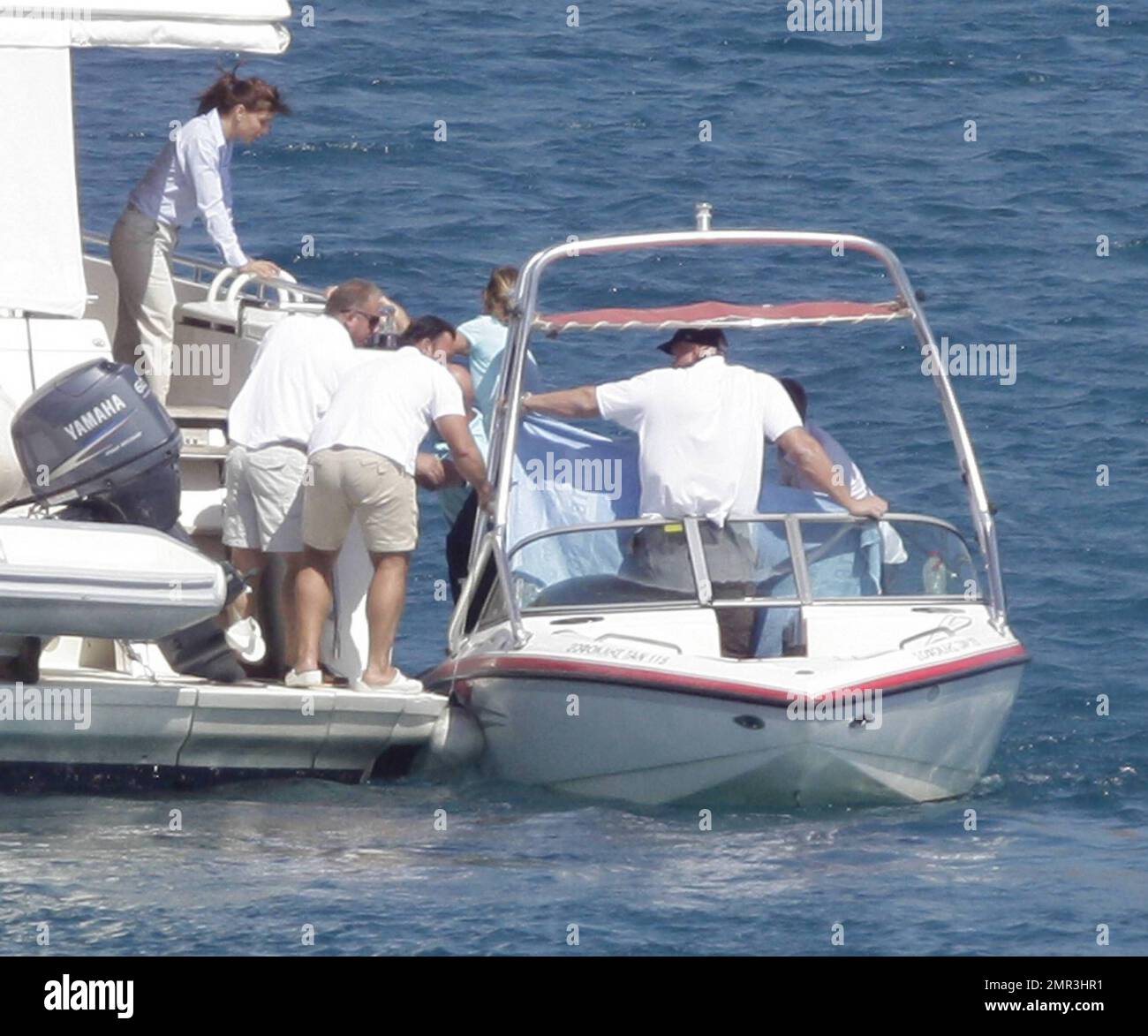 GREECE OUT - EXCLUSIVE!! Lady Gaga wears a polka dot swimsuit and high ...