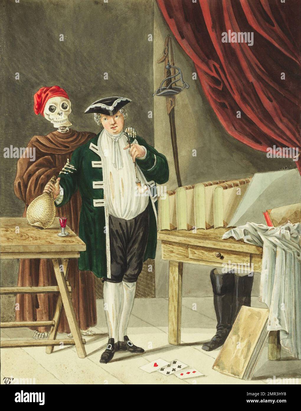 Der Tod kommt zum Studenten, Totentanz, dance of death, Todten-Tantz ...