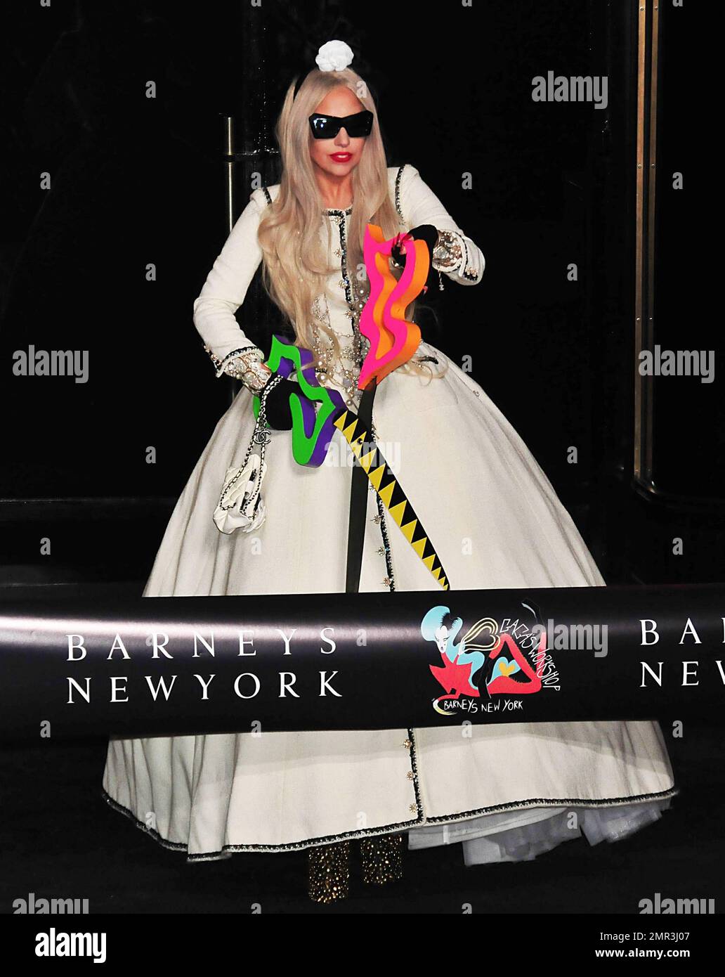 Lady Gaga cuts the ribbon officially opening Gaga's Workshop at Barneys ...