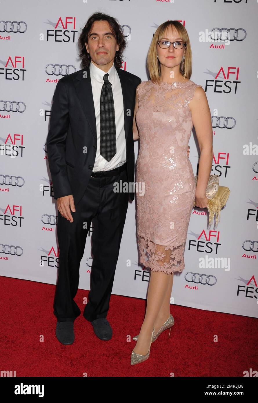 Conductor Carlo Ponti, Jr. (L) and Andrea Meszaros Ponti arrive at the ...