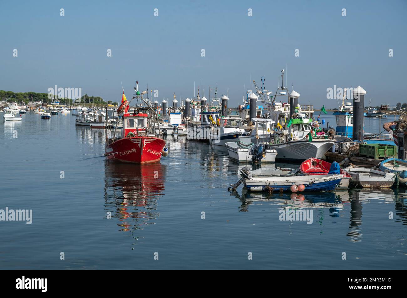 Fishing port, Punta Umbria, Spain Stock Photo - Alamy