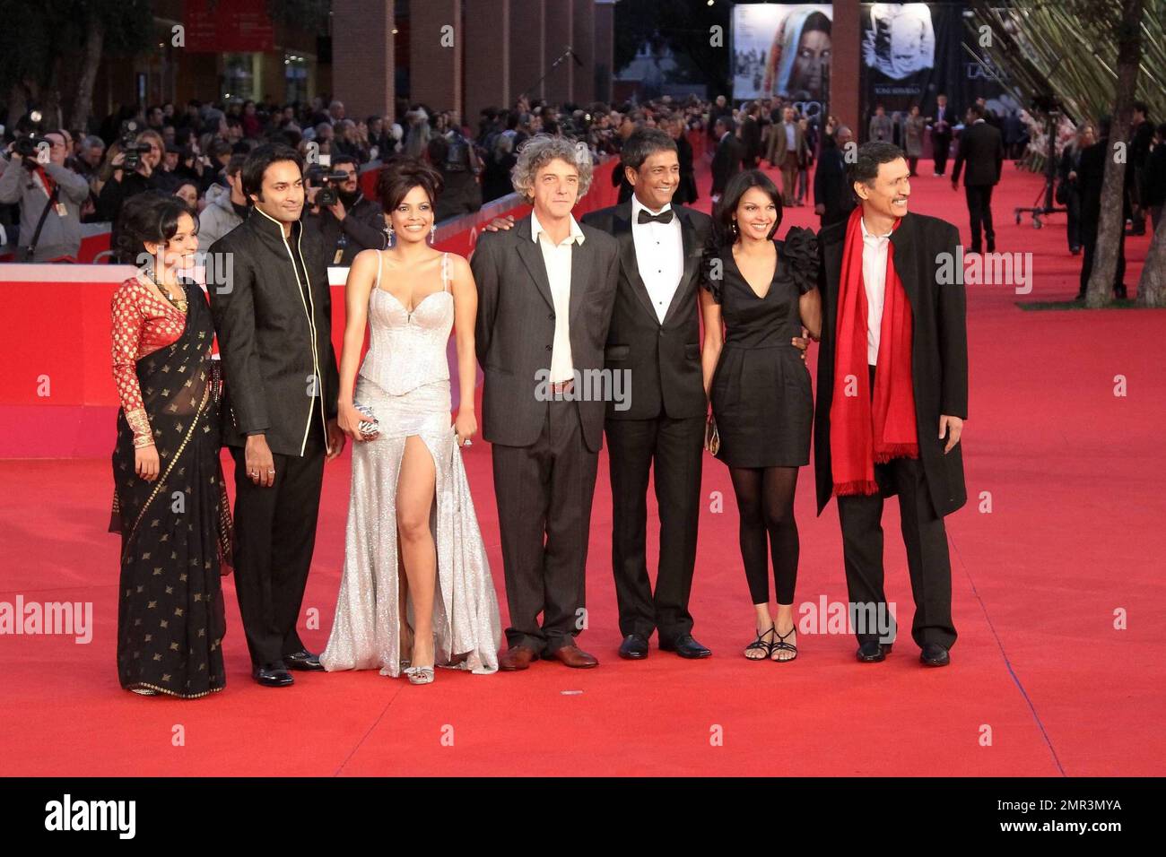 The cast at the red carpet premiere for Gangor at the 5th Annual Rome ...