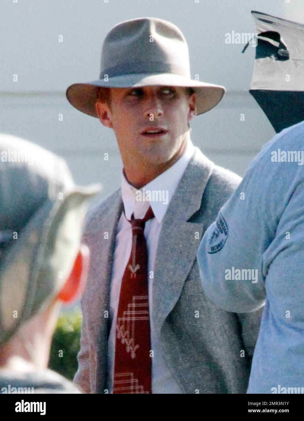 Ryan Gosling and Emma Stone film scenes for their new movie "The ...