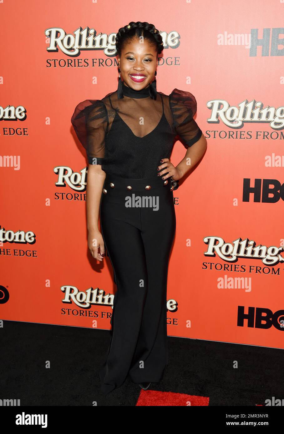 Actress Dominique Fishback attends the premiere of "Rolling Stone ...