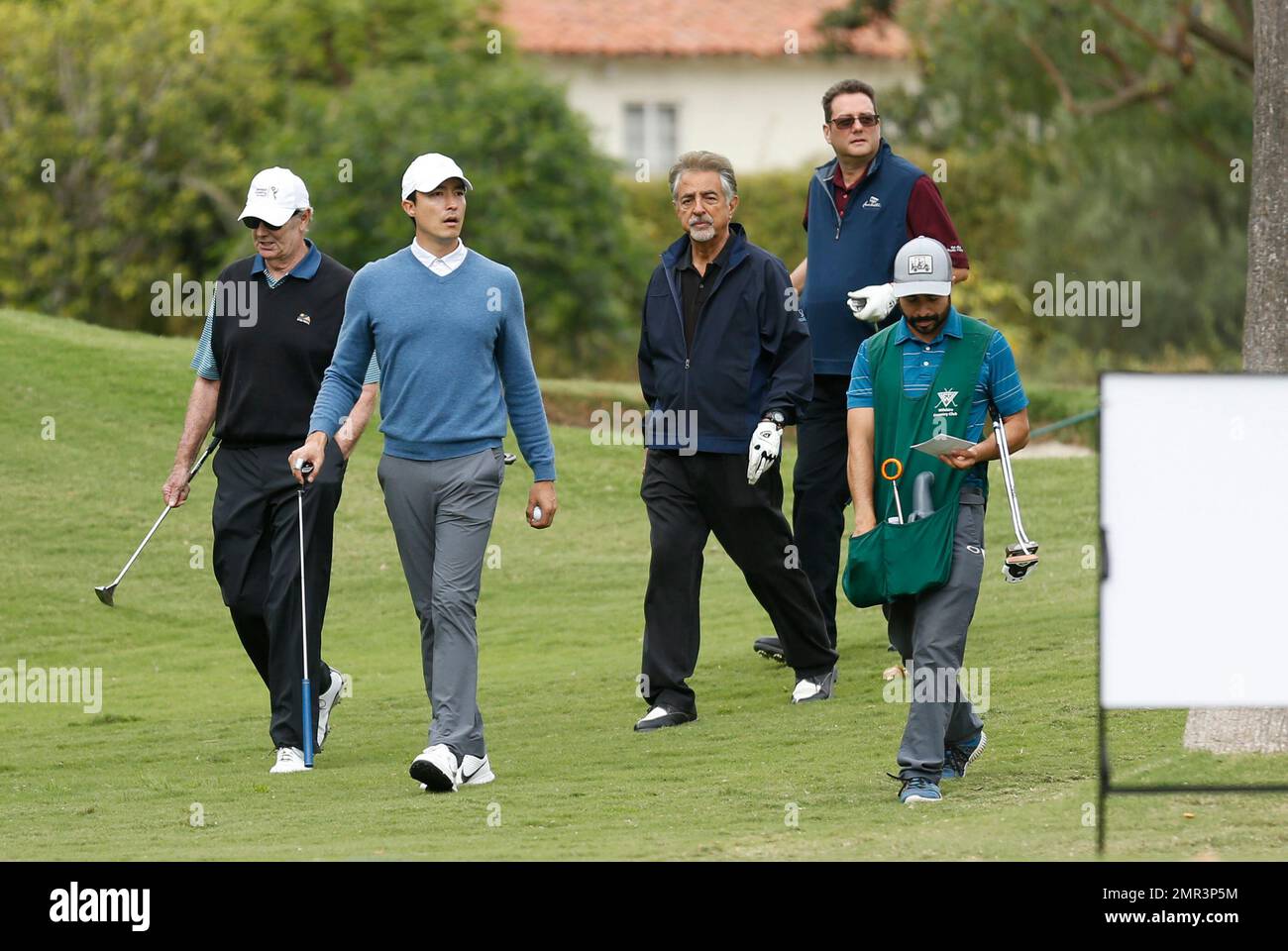 Dick Askin, from left, Daniel Henney, Joe Mantegna, and Dan Ramm attend ...