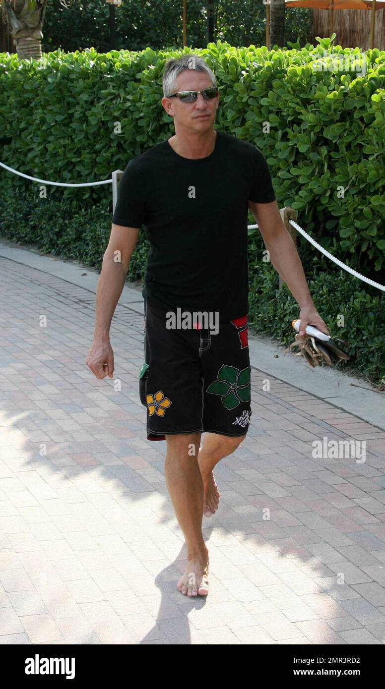 UK football icon Gary Lineker and current girlfriend model Danielle Bux ...