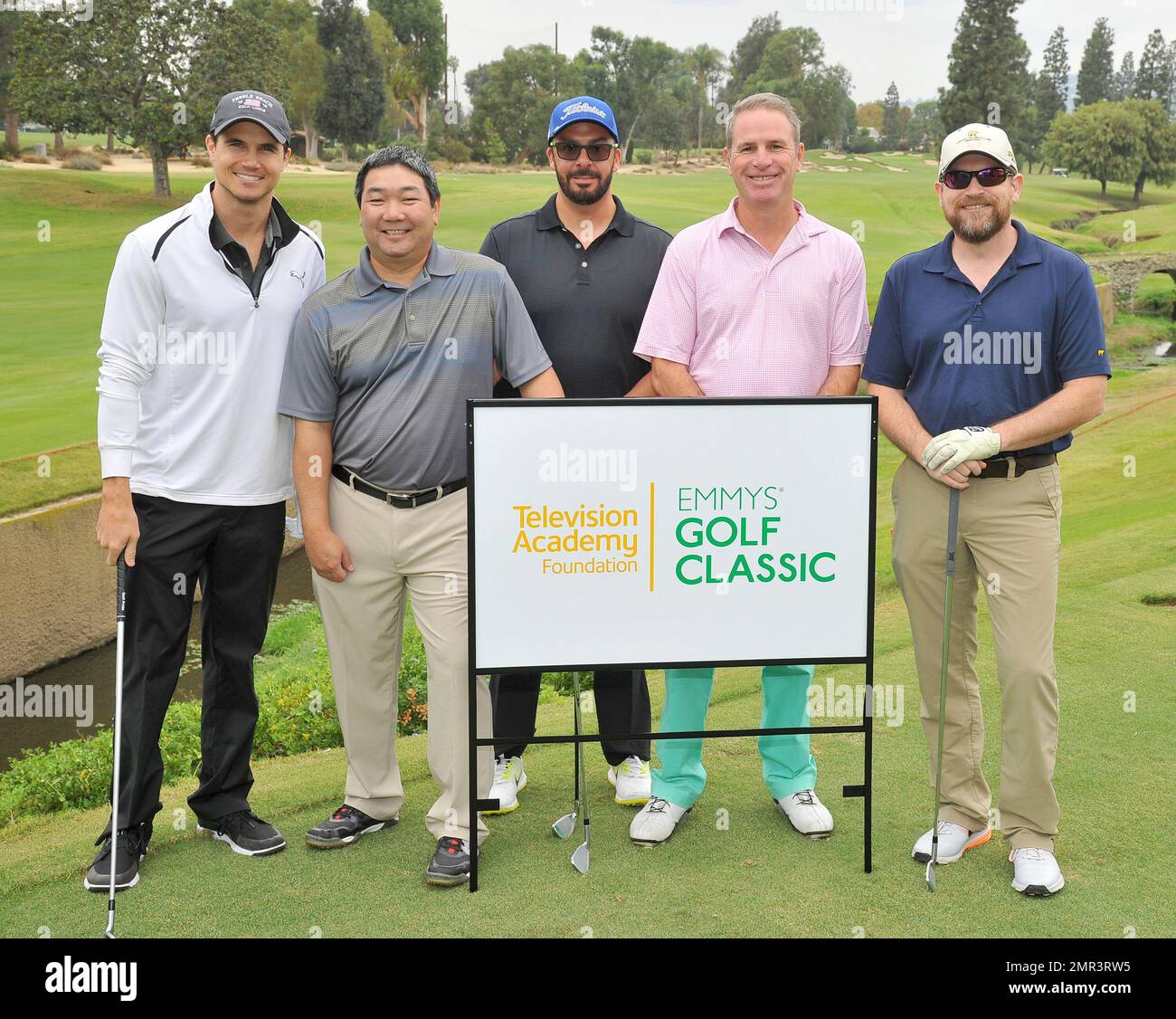 Robbie Amell and his team members Michael Strohl, Steven Southworth ...
