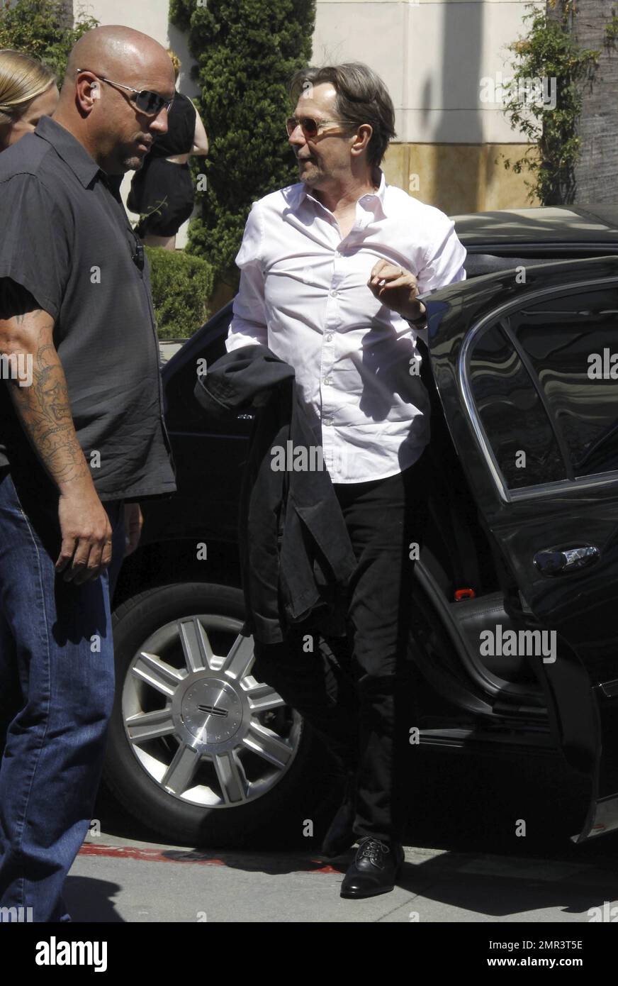 Actor Gary Oldman arrives at The Grove shopping center for an ...