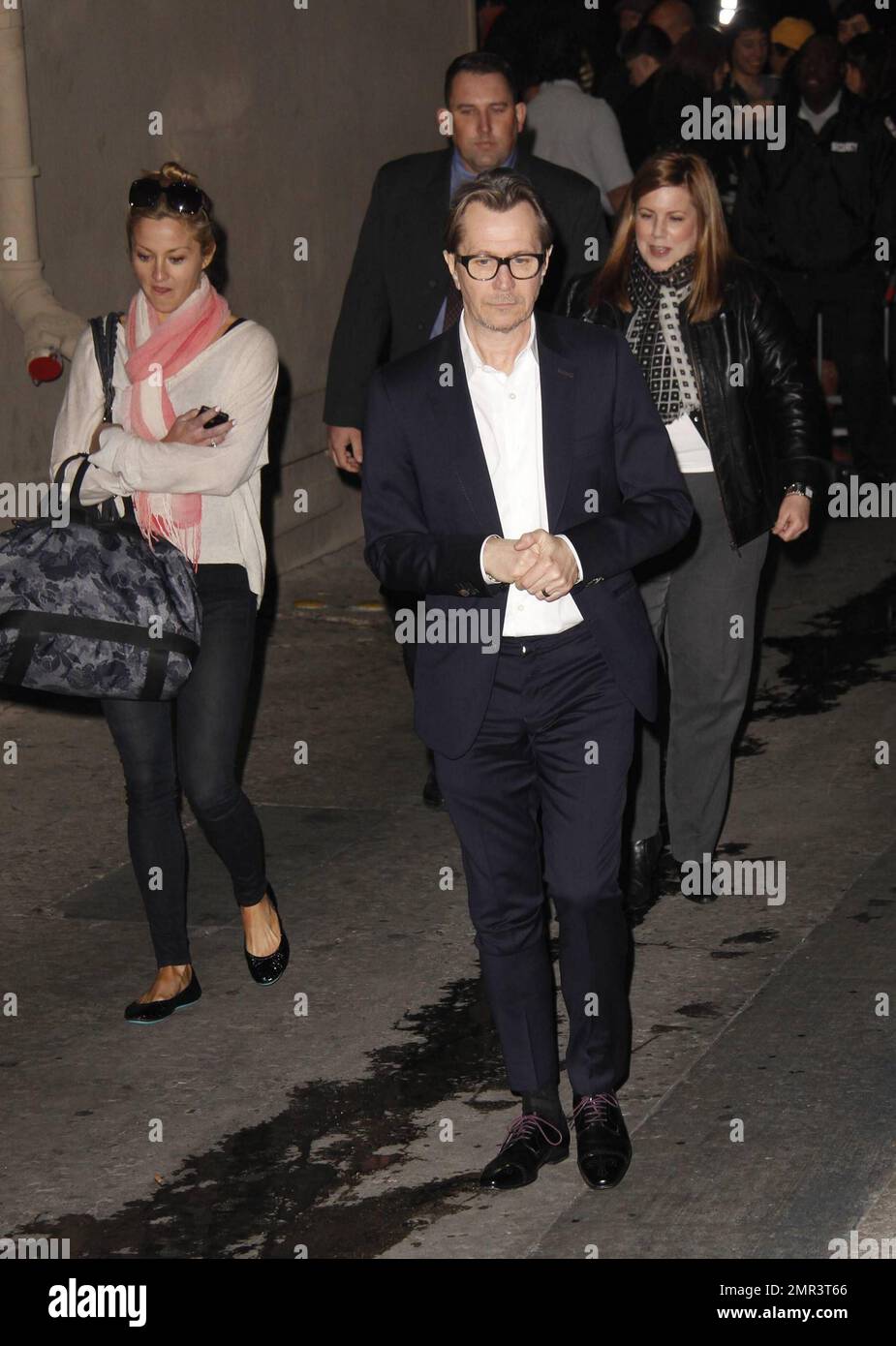 Recent Oscar nominee Gary Oldman signs autographs for fans outside the ...