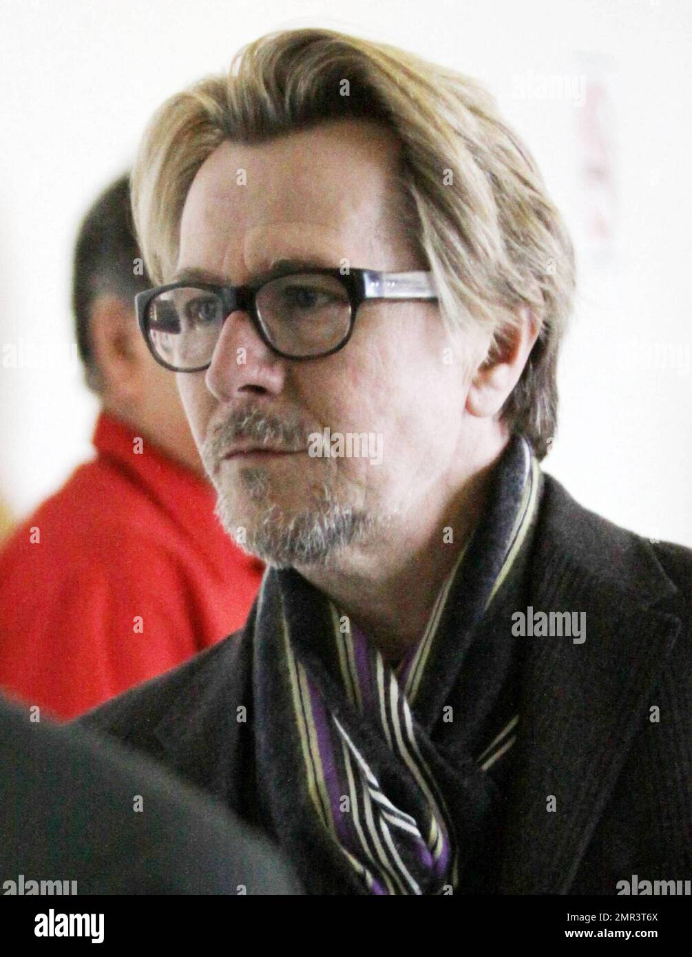 EXCLUSIVE!! English actor Gary Oldman checks in at LAX prior to his ...