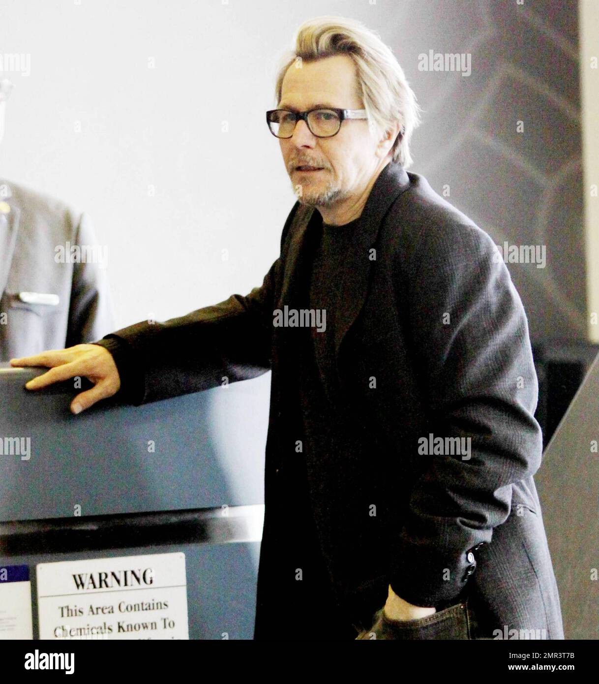 EXCLUSIVE!! English actor Gary Oldman checks in at LAX prior to his ...