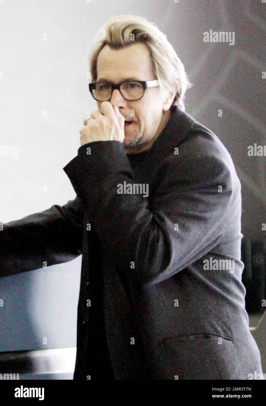 EXCLUSIVE!! English actor Gary Oldman checks in at LAX prior to his ...