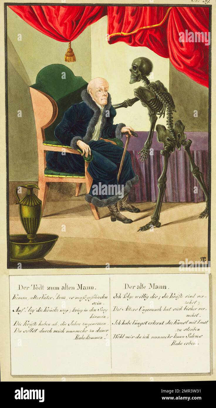 Der Tod kommt zum alten Mann, Totentanz, dance of death, Todten-Tantz ...