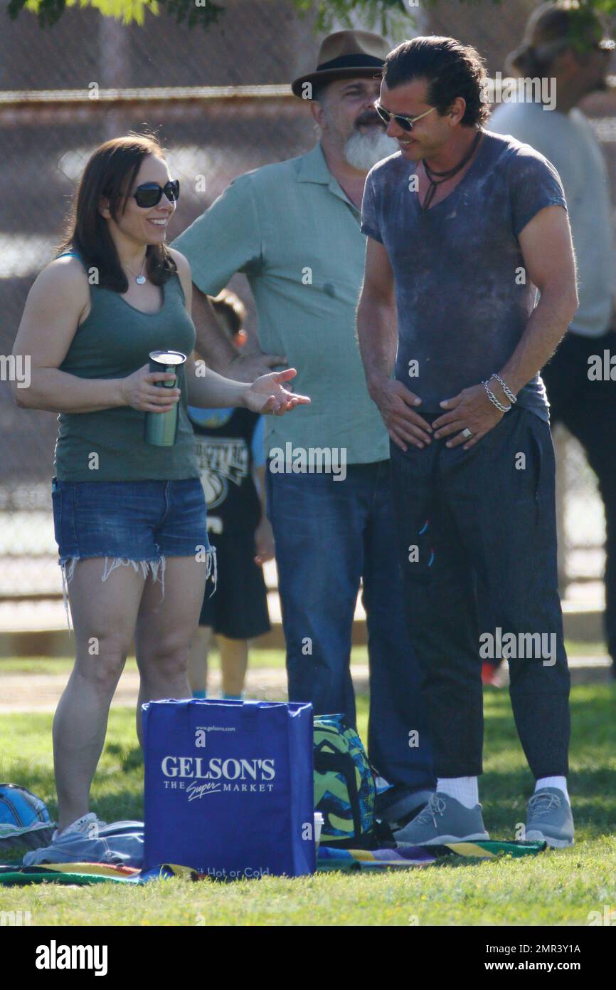 WORLDWIDE - Gavin Rossdale brings the kids to watch Zuma's football ...